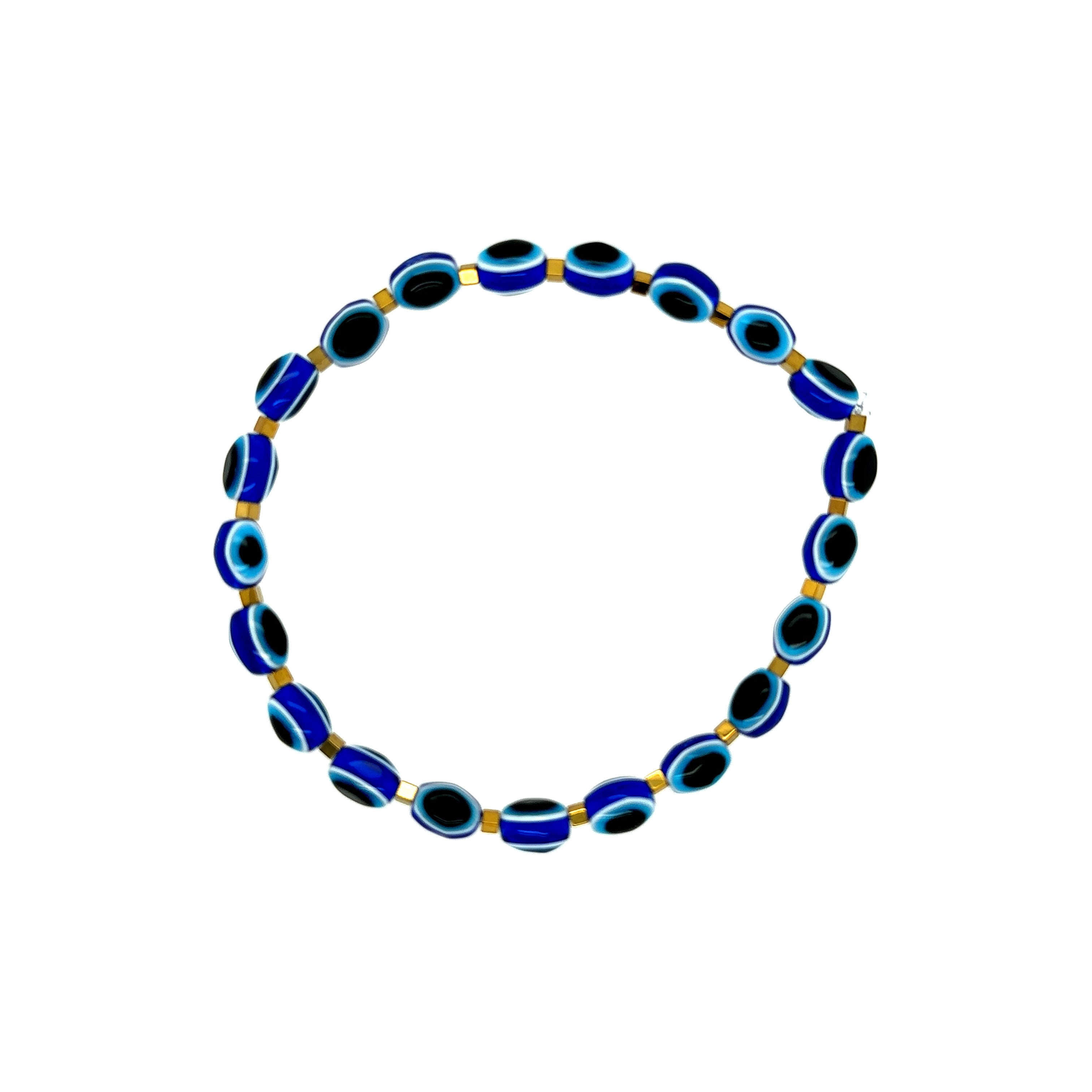 Midnight Gold Evil Eye Anklet – Yassy