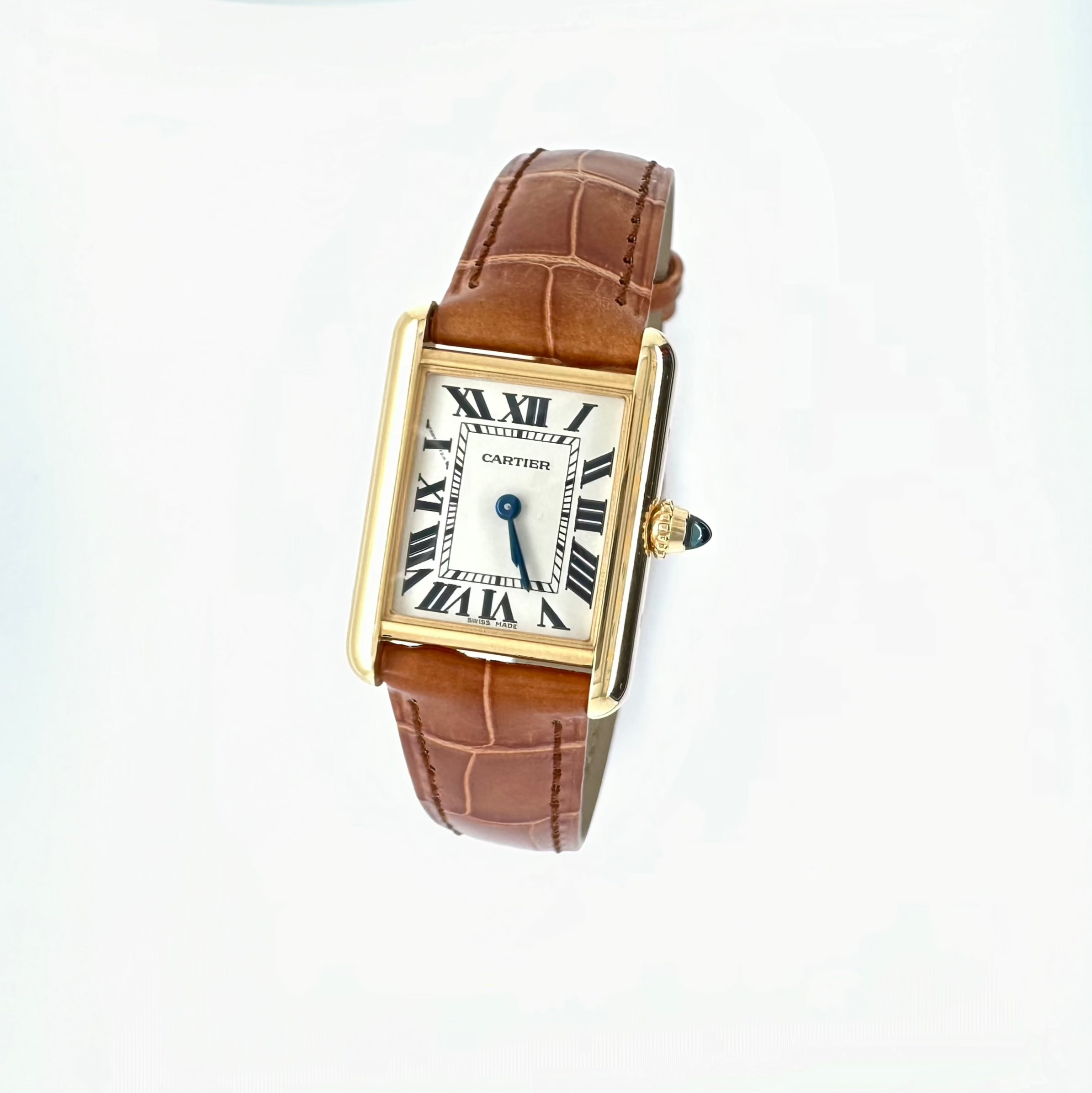 Cartier Tank Louis Small 18ct Yellow Gold Watch – Yassy