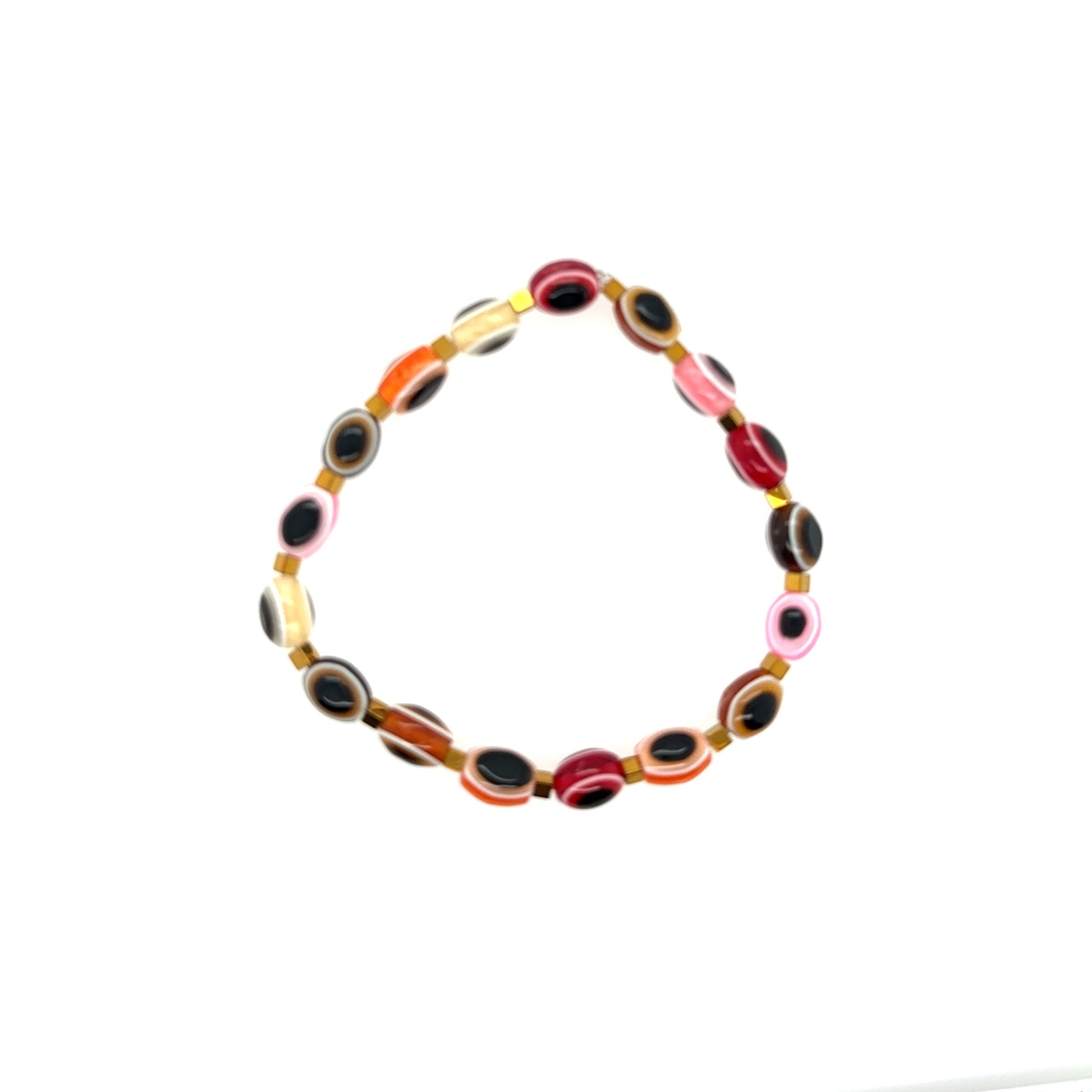 Autumn Gold Evil Eye Bracelet – Yassy