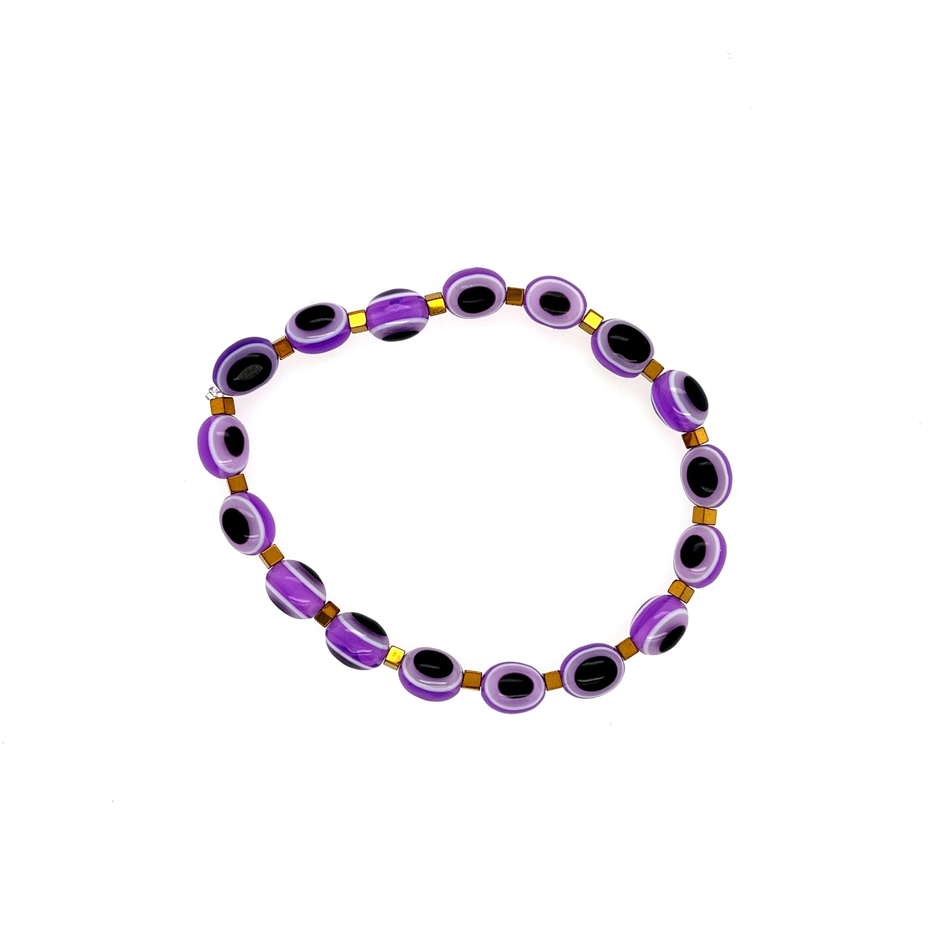 Grape Gold Evil Eye Bracelet – Yassy