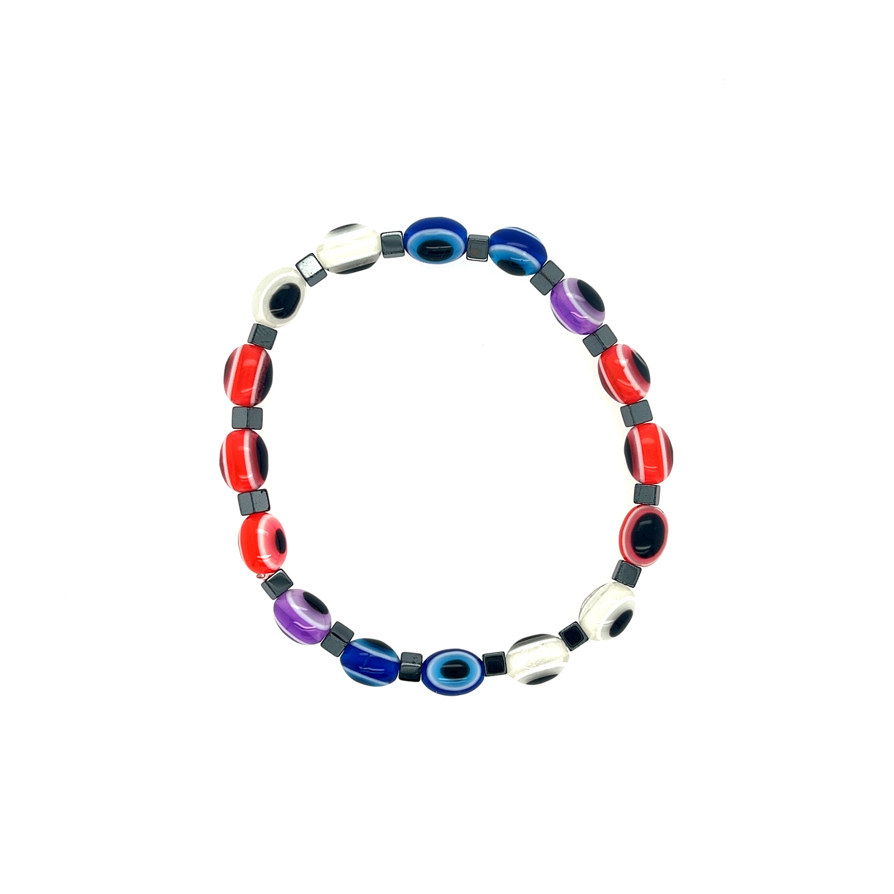 Platinum Jubilee Evil Eye Bracelet – Yassy