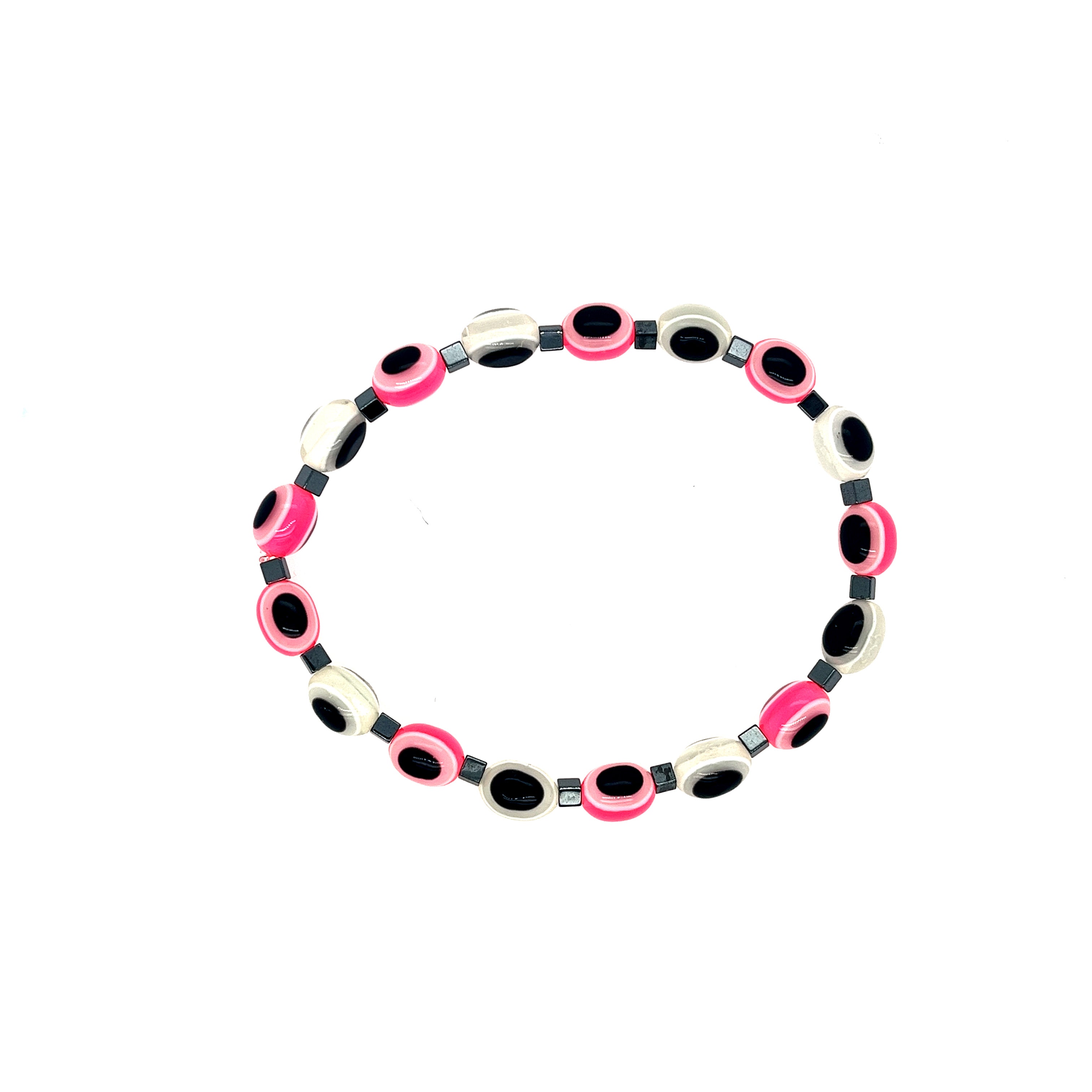 Marshmallow Evil Eye Bracelet – Yassy